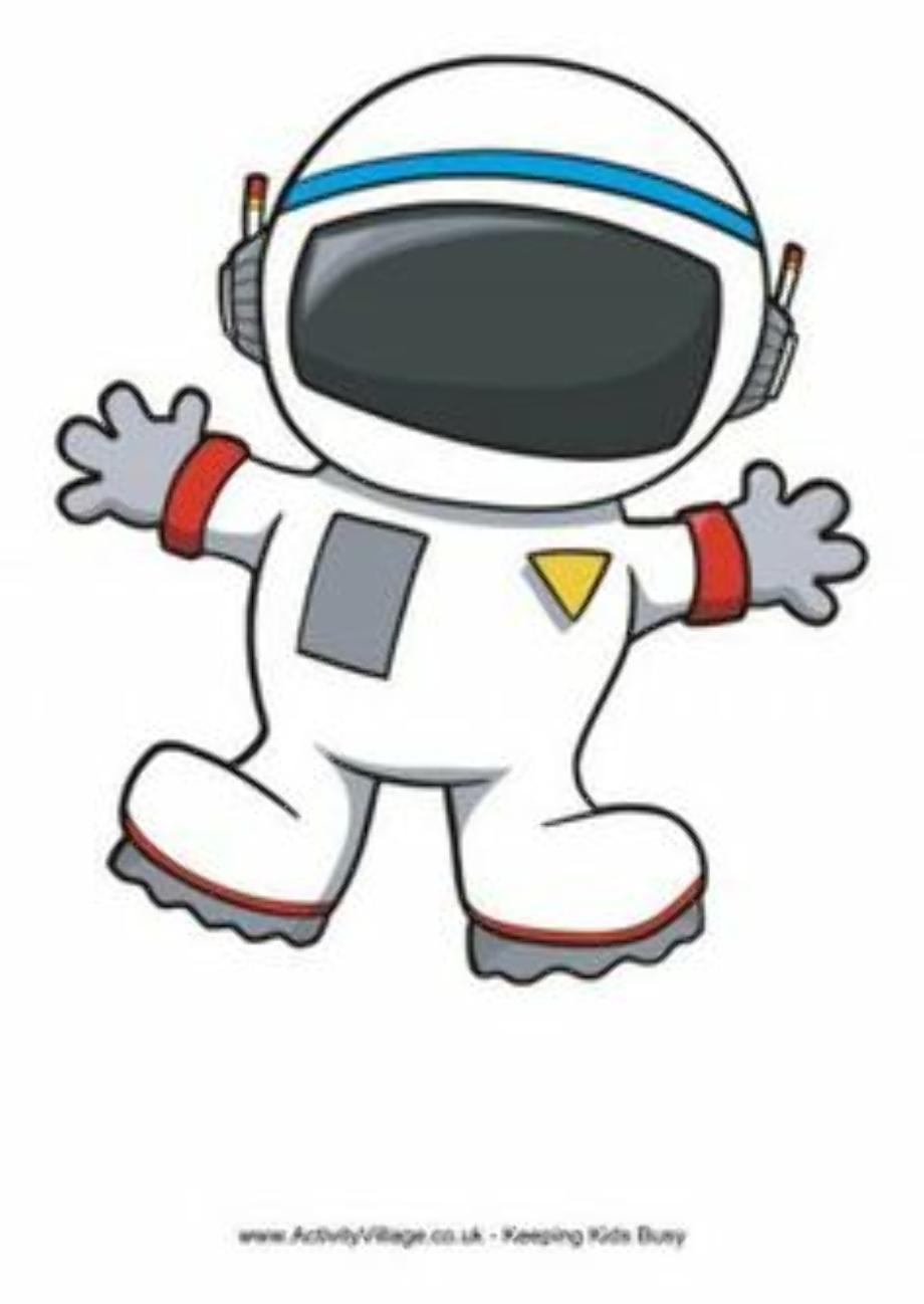 Printable Astronaut Cut Out Template Printable Word Searches