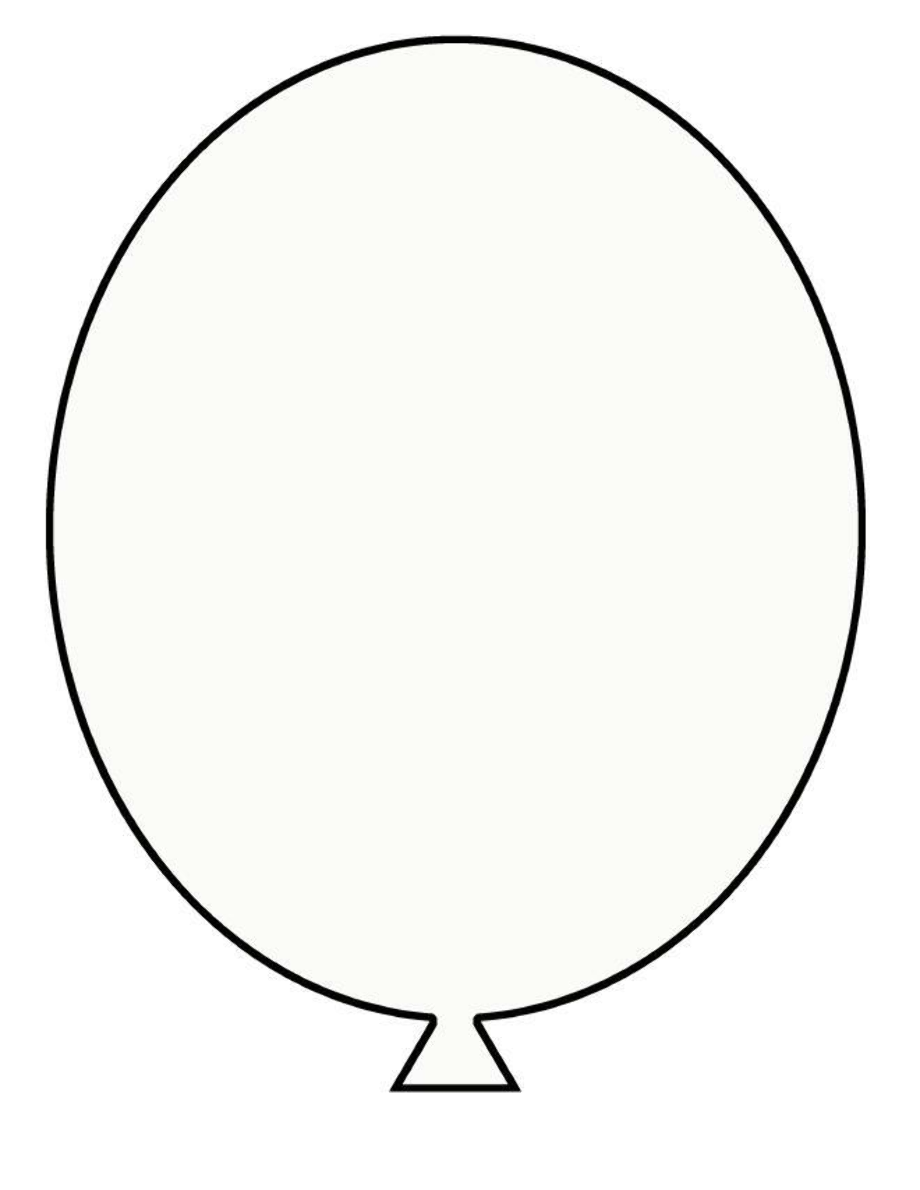 Balloon Template Printable