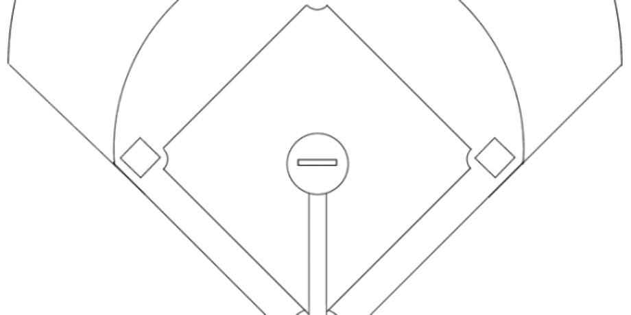 Download High Quality Baseball Clipart Black And White Diamond 