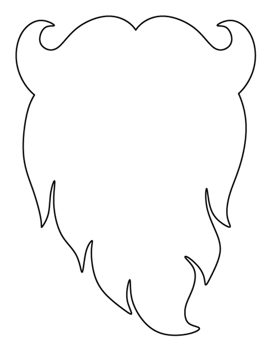 Download High Quality Beard Clipart Printable Transparent PNG Images 