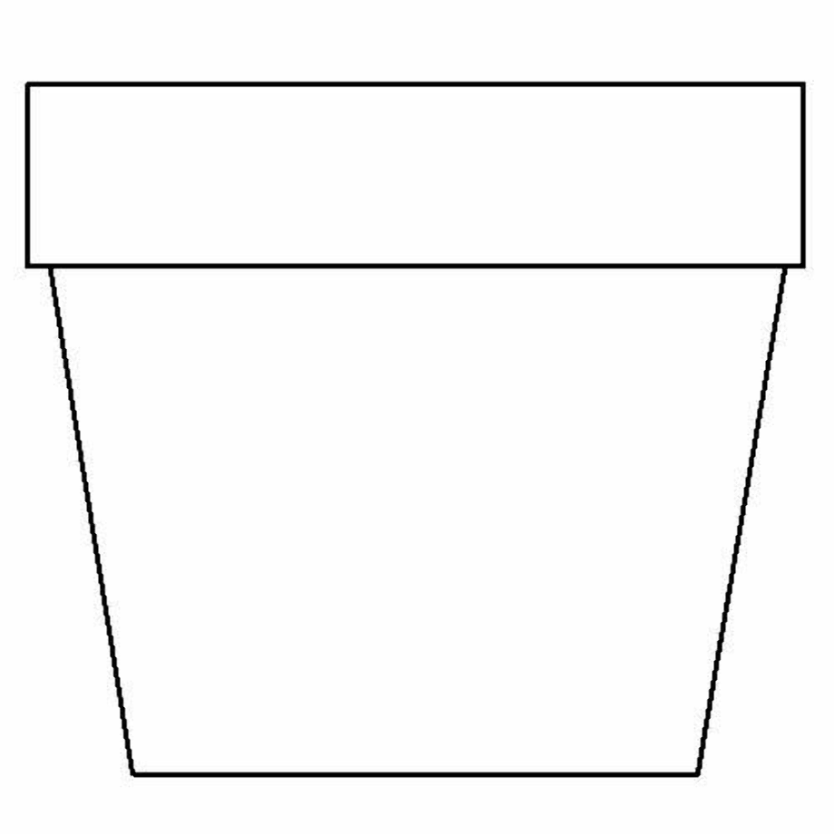 Download High Quality Flower Pot Clipart Colouring Transparent PNG 