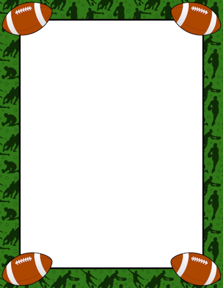 Download High Quality Football Field Clipart Border Transparent PNG 