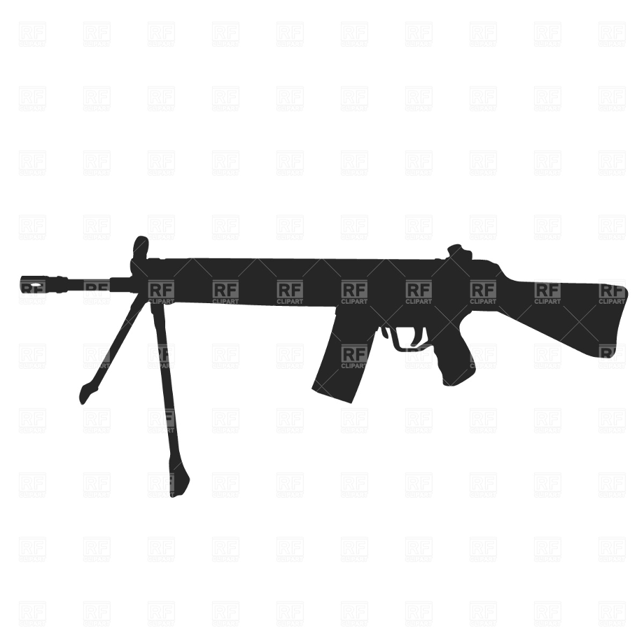 Gun clipart assault rifle, Picture #52932 gun clipart assault rifle ...