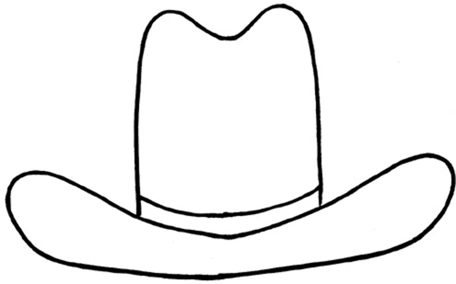 Cowboy Hat Template Printable Printable World Holiday