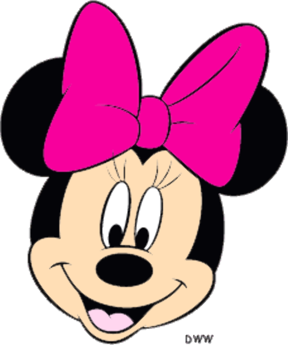Minnie Mouse Face Template