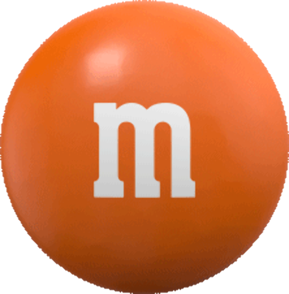 Rotate & Resize Tool: m&m logo orange