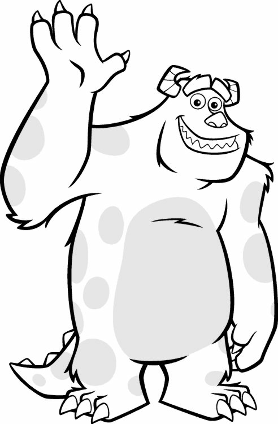 Download High Quality Monsters Inc Logo Outline Transparent PNG Images 