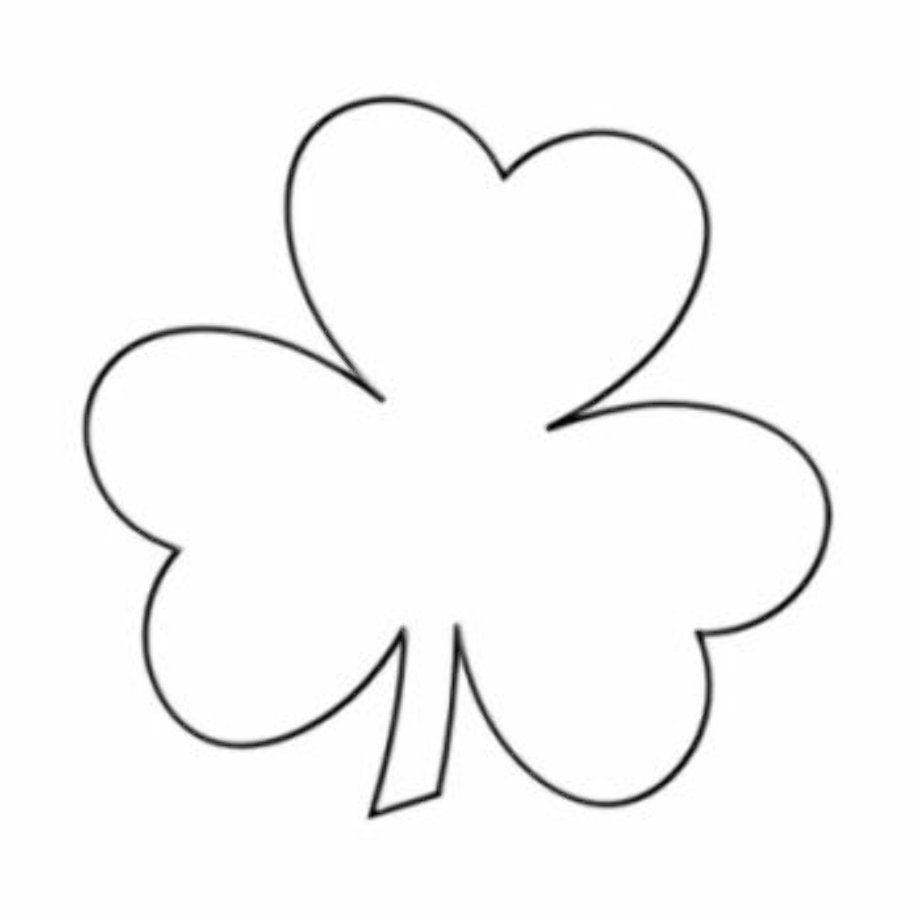 Download High Quality Shamrock Clipart Outline Transparent PNG Images 