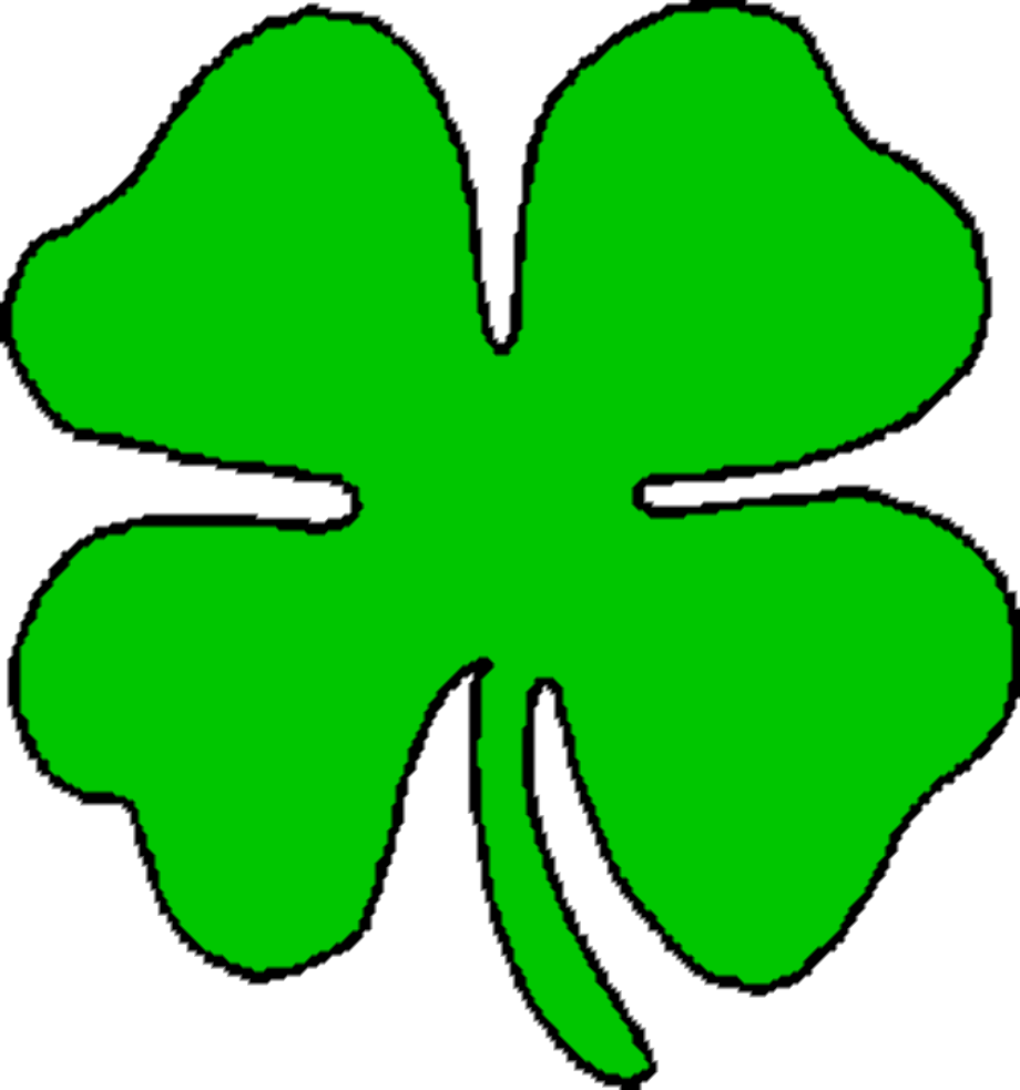 Printable Shamrock Clipart