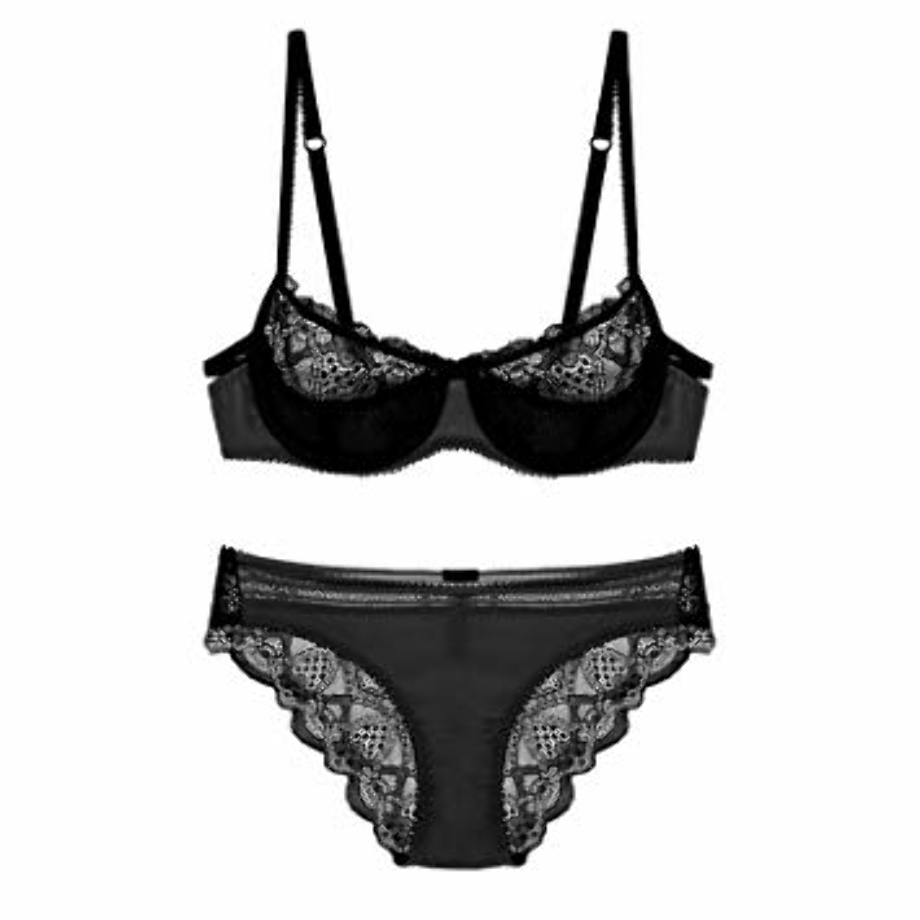 Rotate & Resize Tool: transparent bra lace