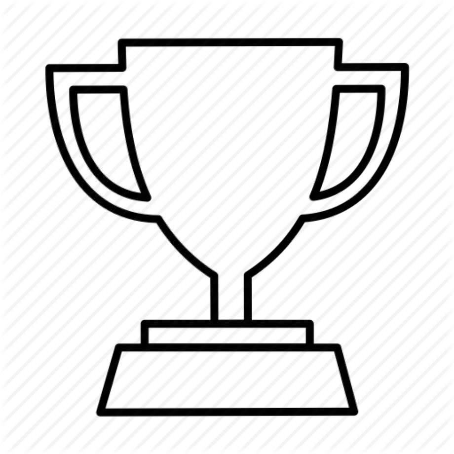 Download High Quality Trophy Clipart Outline Transparent PNG Images 